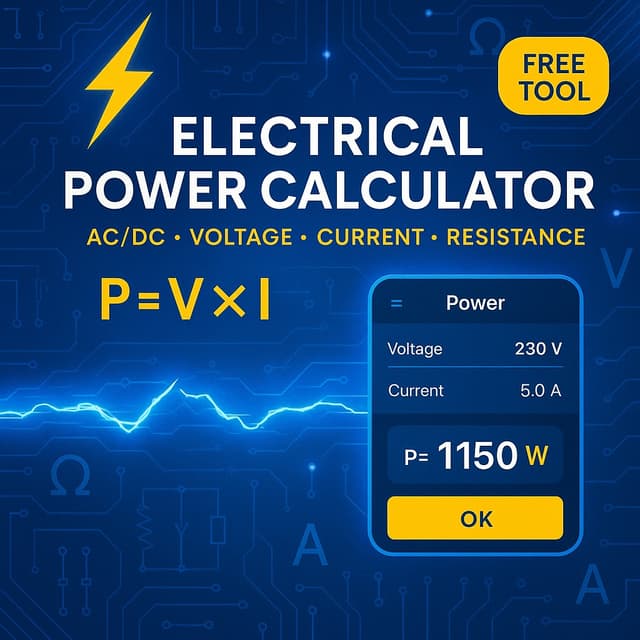 Capacitance Calculator - Calculate Capacitor Values | Free Tool