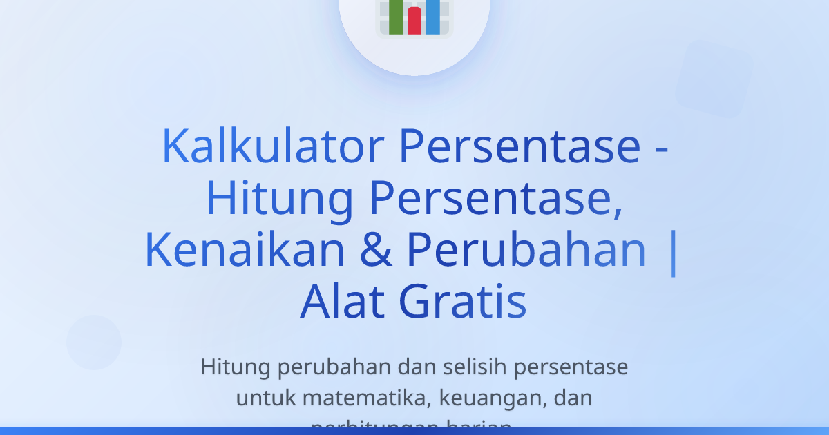 Kalkulator Persentase