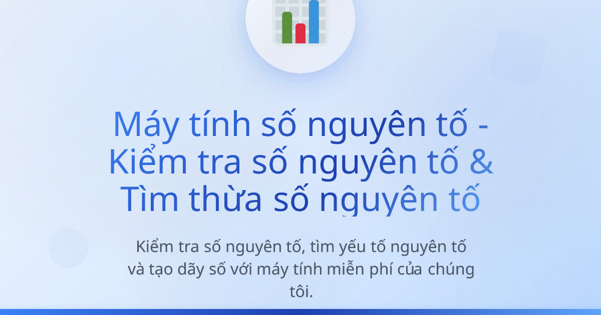 Máy tính số nguyên tố