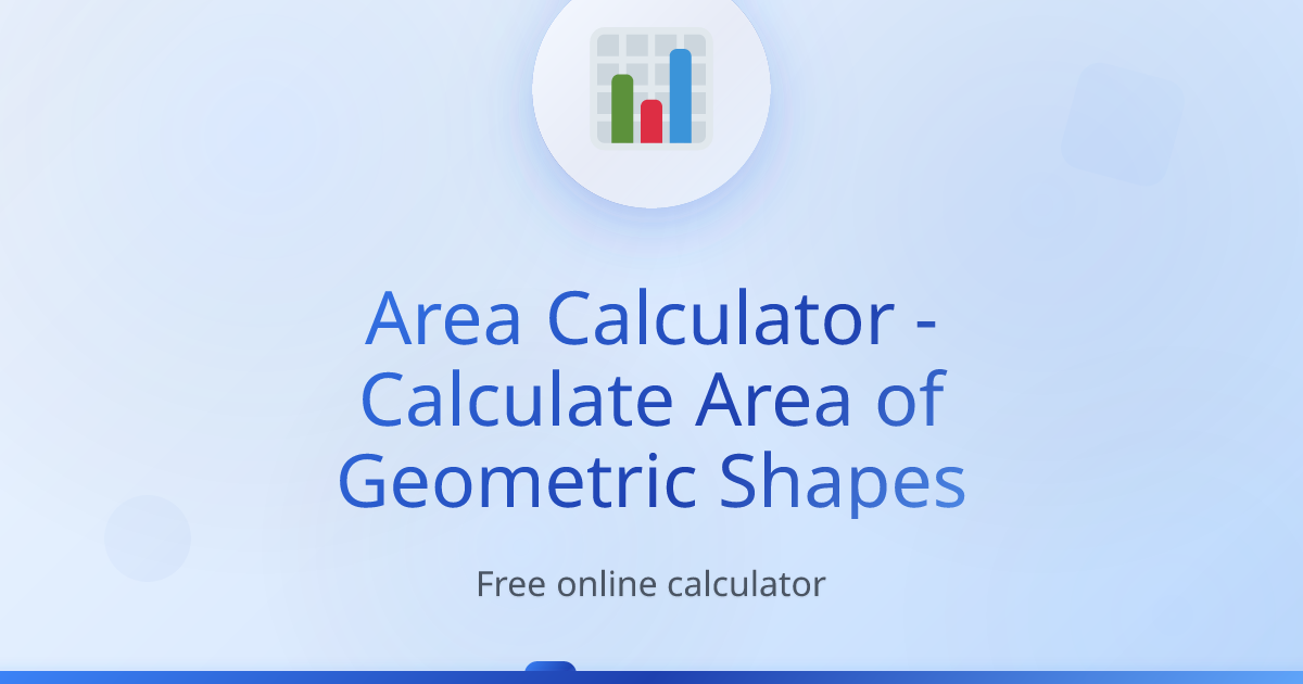 Area Calculator for Shapes
