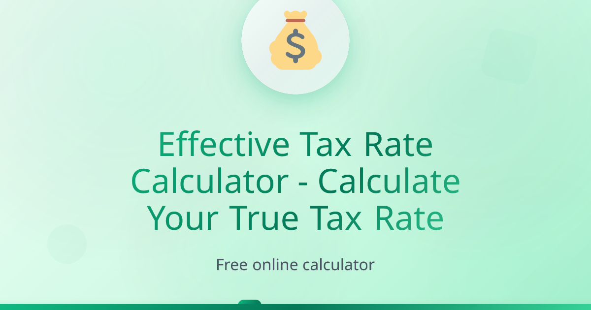 Efektif Vergi Oranı Hesaplayıcı