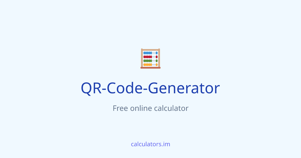 QR-Code-Generator